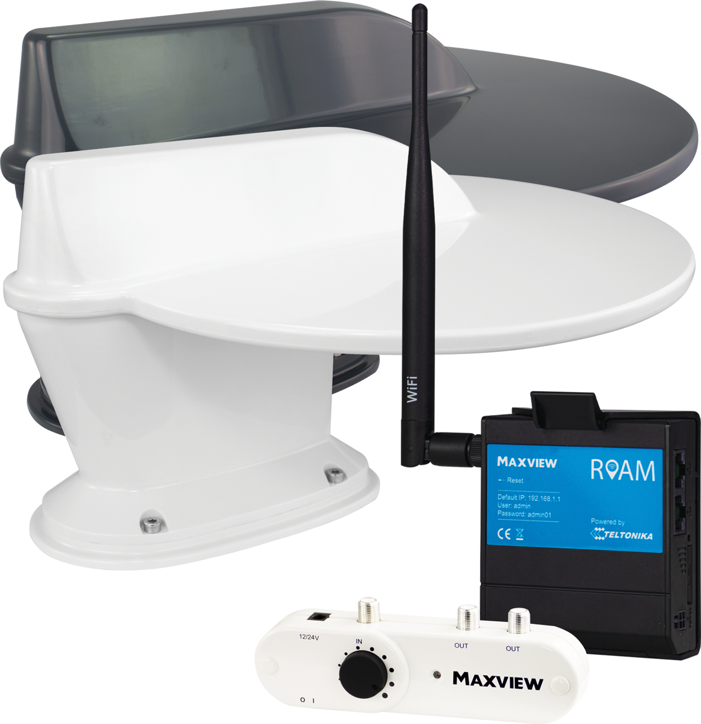 Maxview LTE/DVB-T2 Roam COMPO 4G/5G weiß - Camping-Sat-Anlagen ...